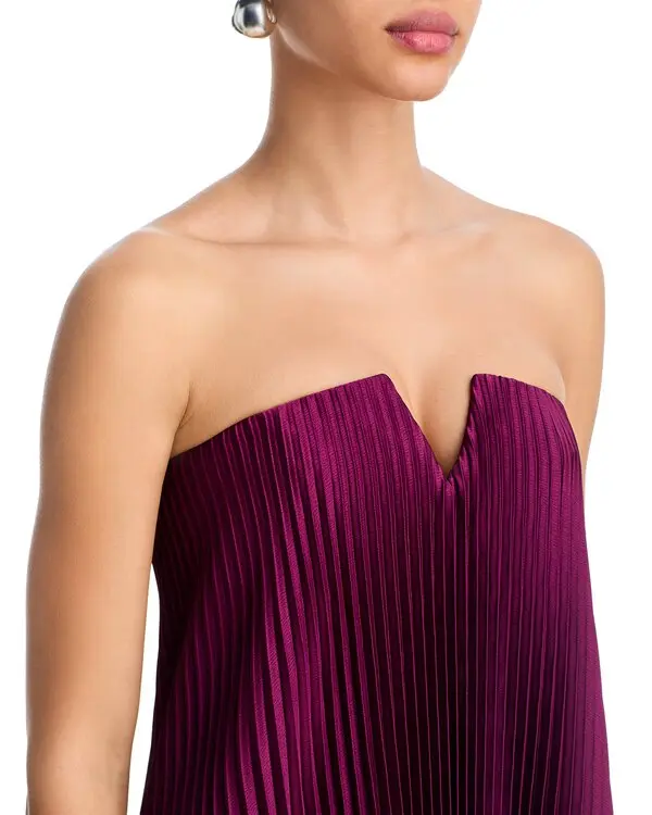 L'IDEE Black Tie Gown - Wine