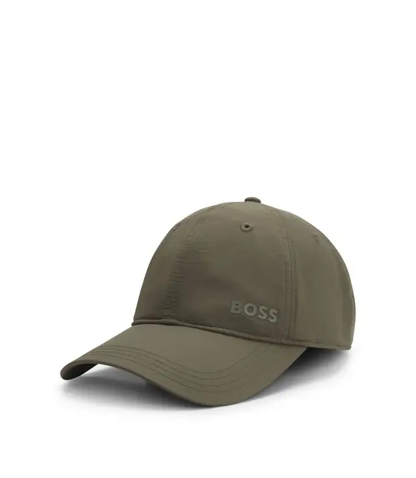 BOSS Logo Cap With Uv Protection - Khaki