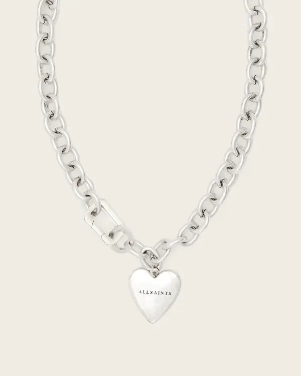 ALLSAINTS Lia Chunky Necklace - Warm Silver