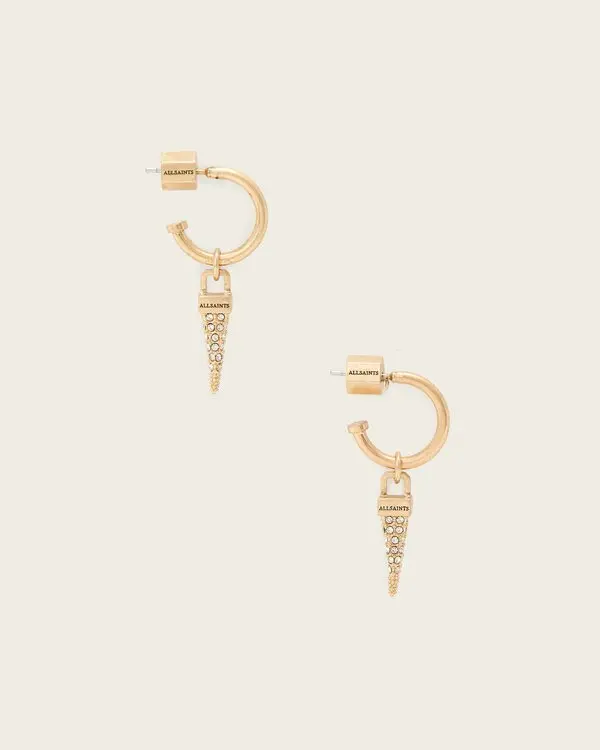 ALLSAINTS Laio Spike Earrings - Warm Brass
