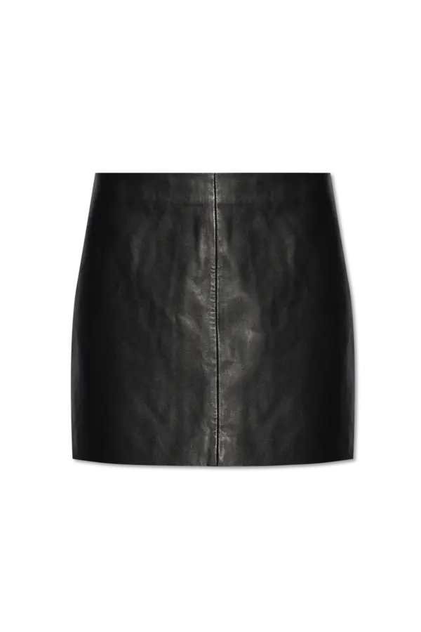 ALLSAINTS Leather Mini Skirt - Black