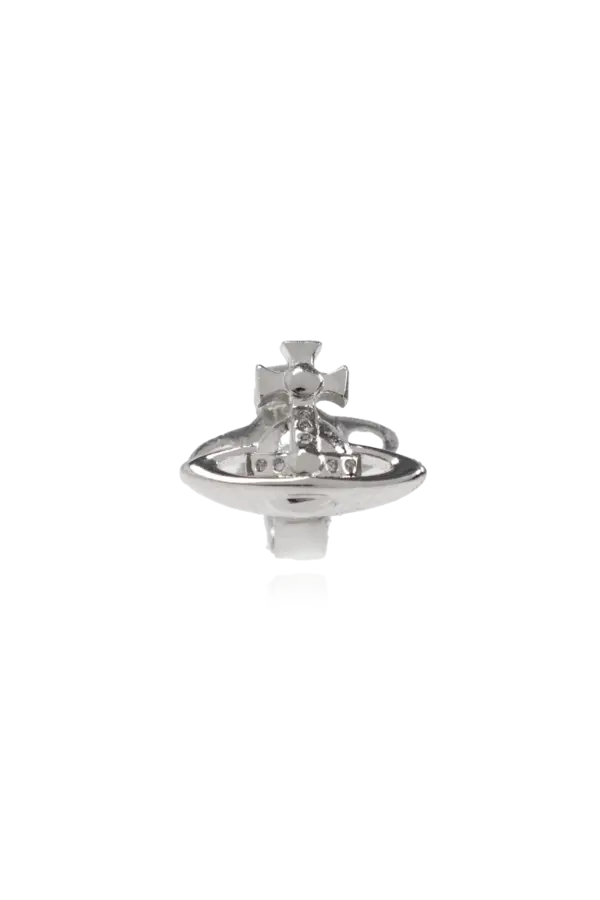 VIVIENNE WESTWOOD Brass Orb Earring - Silver