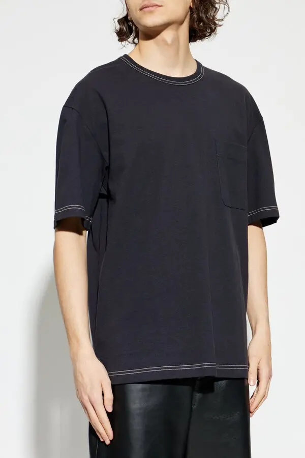 LEMAIRE T-shirt With Pocket - Black