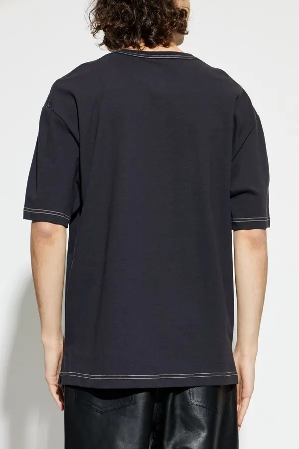 LEMAIRE T-shirt With Pocket - Black