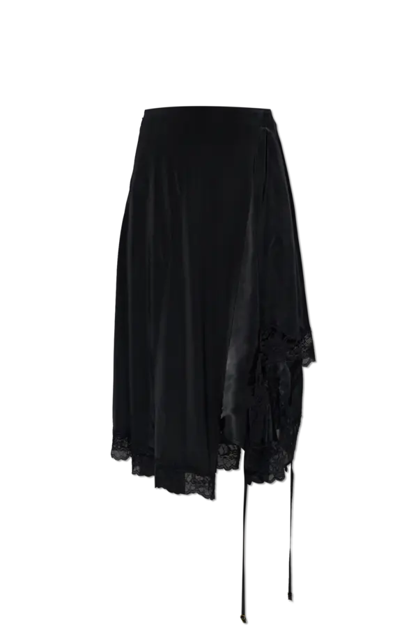 Vetements Midi Lace Skirt - Black