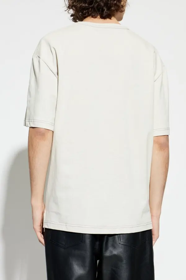 LEMAIRE T-shirt With Pocket - Cream