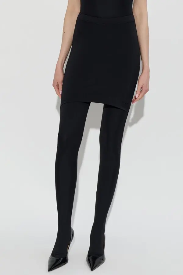 Vetements Leggings With A Front Pleat