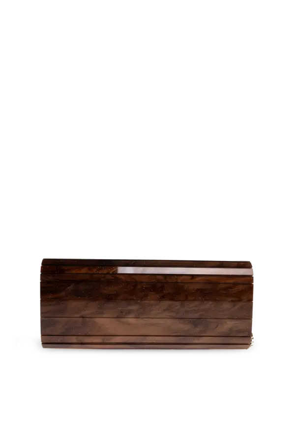 JIMMY CHOO Sweetie’ Clutch - Brown