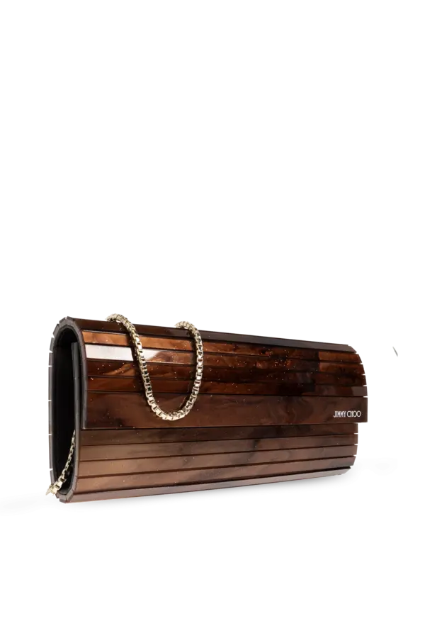 JIMMY CHOO Sweetie’ Clutch - Brown