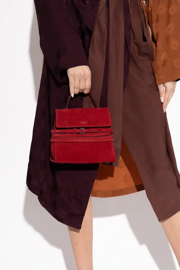 Moschino Suede Handbag