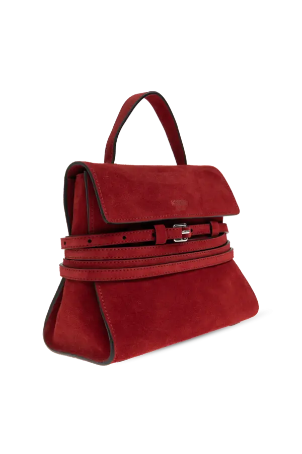 Moschino Suede Handbag