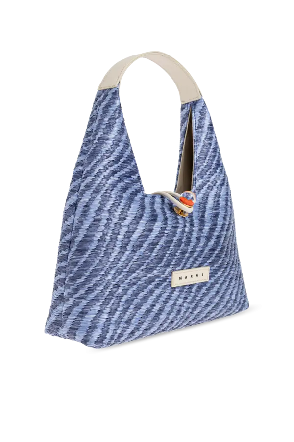 Marni Handbag With Logo - Blue