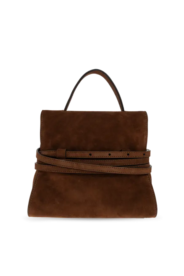 Moschino Suede Handbag - Brown