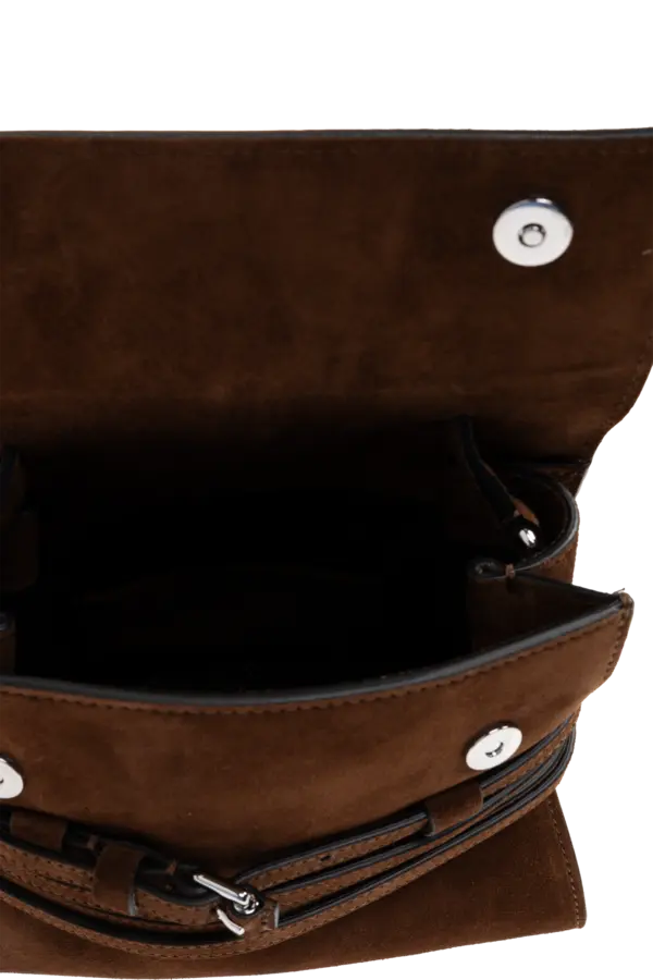 Moschino Suede Handbag - Brown