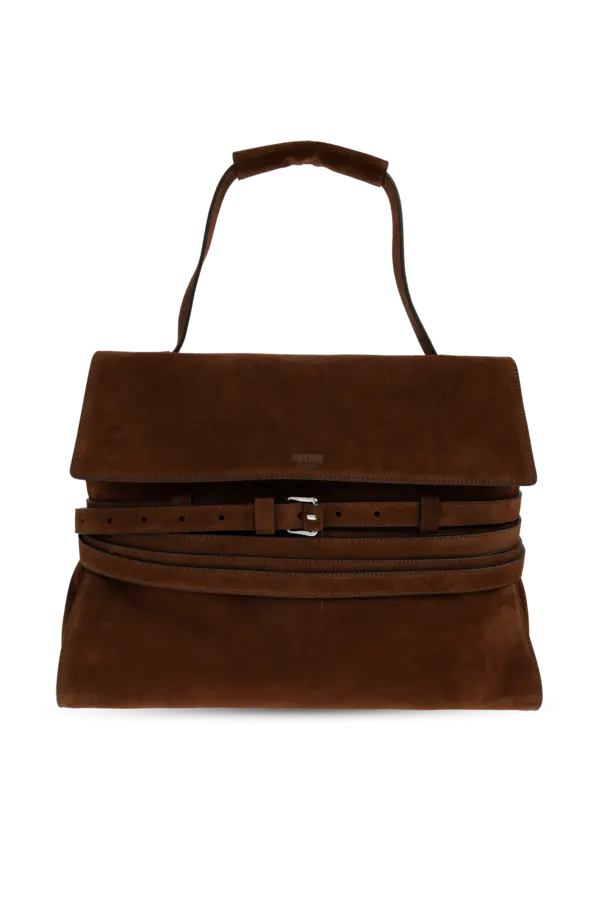 Moschino Suede Handbag - Brown