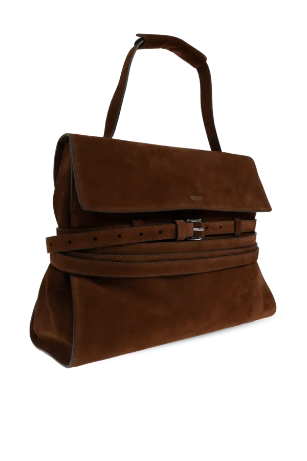 Moschino Suede Handbag - Brown