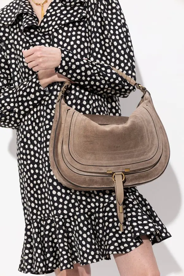 Chloé Marcie Medium Handbag - Brown