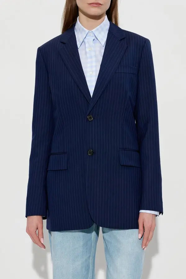 Moschino Mixed Fabric Blazer