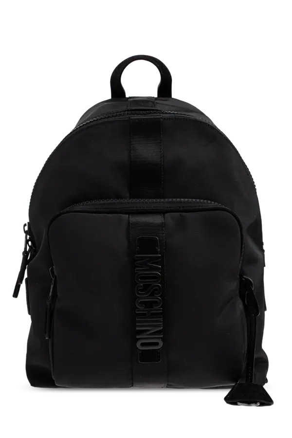 Moschino Backpack With Logo - Black