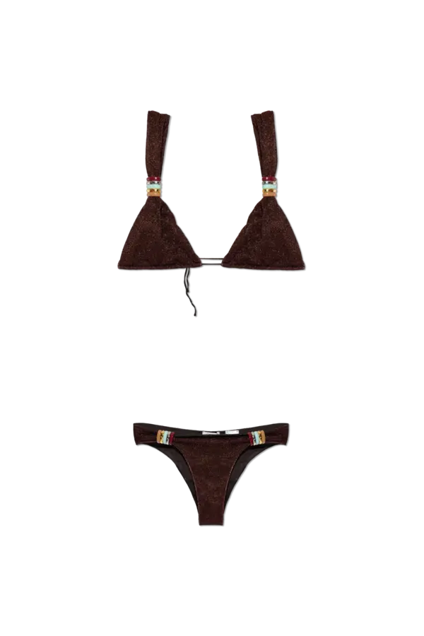 Oseree Two-piece Swimsuit - Brown