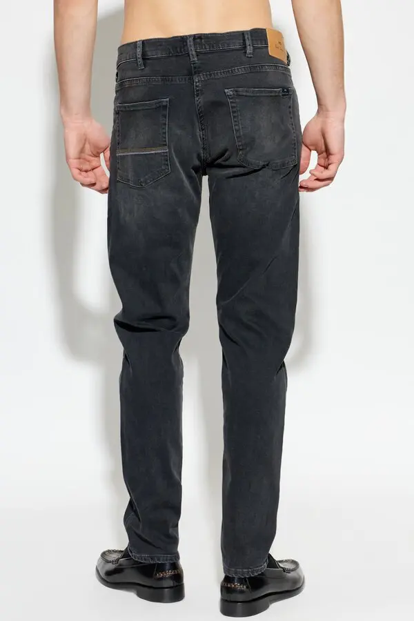 Paul Smith Tapered Non-stretch Jeans - Grey