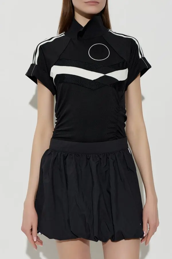 Adidas Originals By Alexander Wang Turtleneck Short Sleeve Top