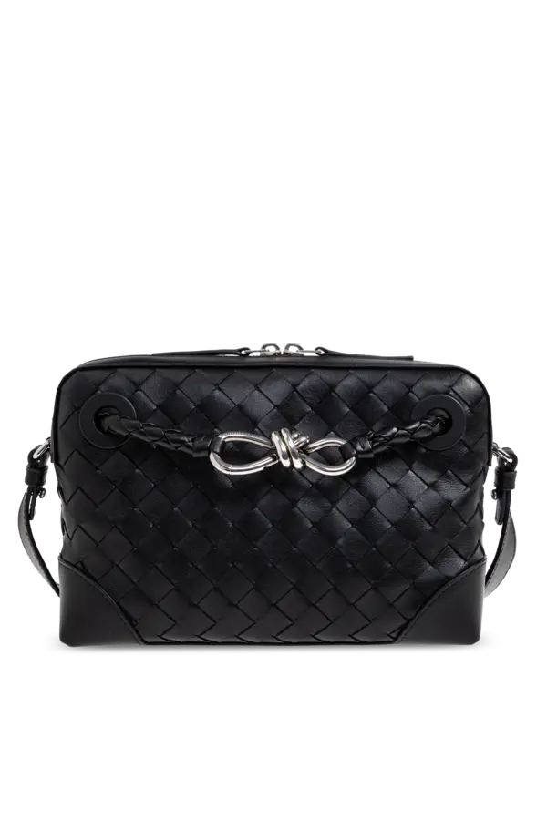 Bottega Veneta Leather Shoulder Bag - Black