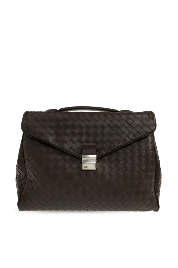 Bottega Veneta Leather Briefcase - Brown