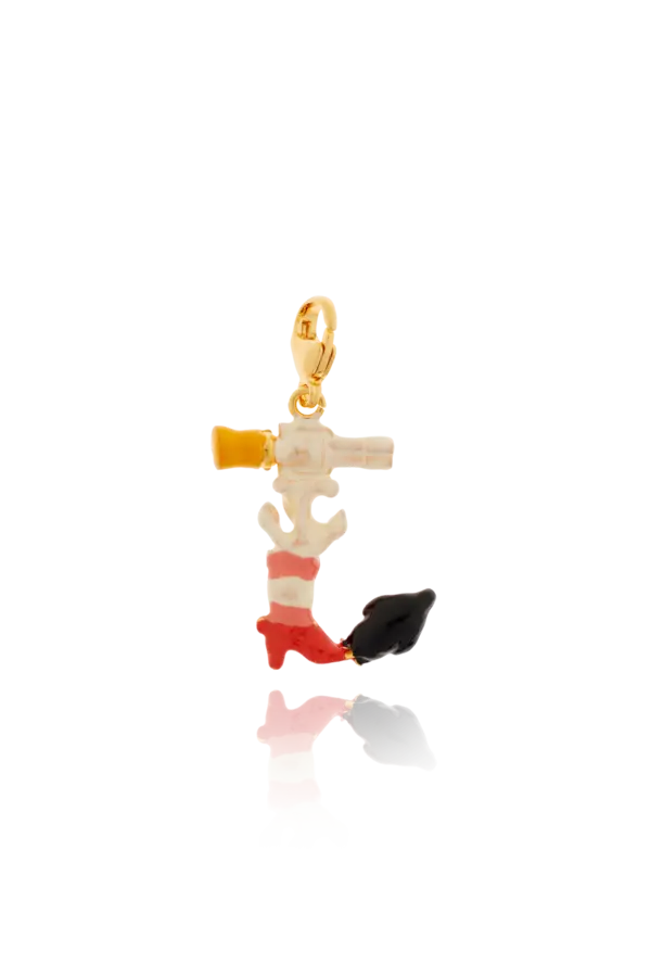 Marni J-shaped Fox Pendant - Multicolour