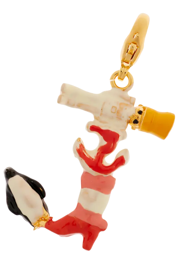 Marni J-shaped Fox Pendant - Multicolour