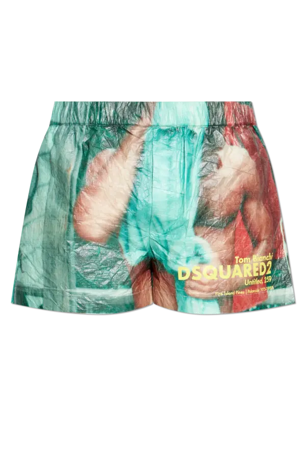 Dsquared2 X Tom Bianchi Printed Shorts - Multicolour