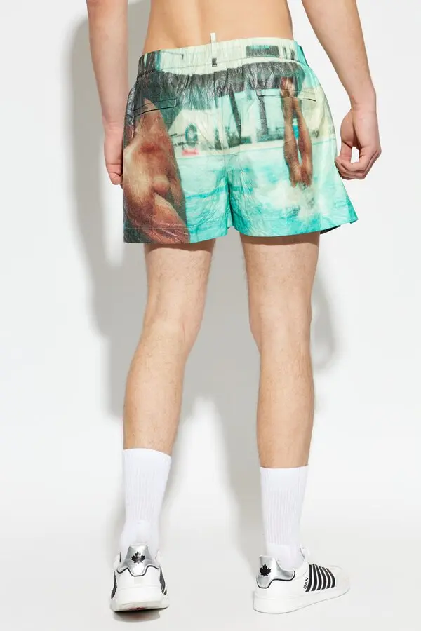 Dsquared2 X Tom Bianchi Printed Shorts - Multicolour