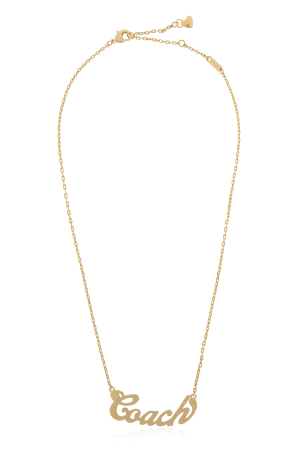COACH Brass Necklace - Gold