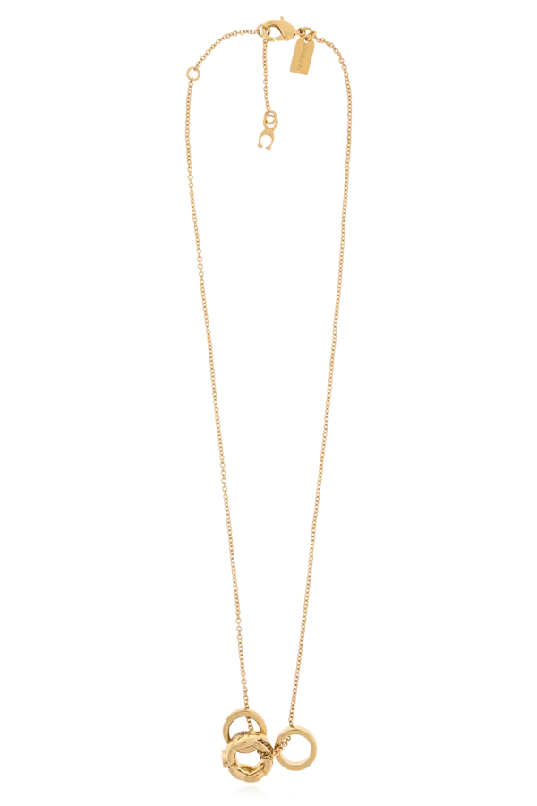 COACH Brass Necklace - Gold