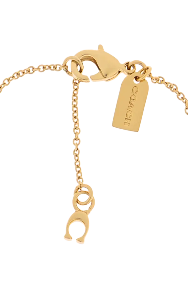 COACH Brass Necklace - Gold