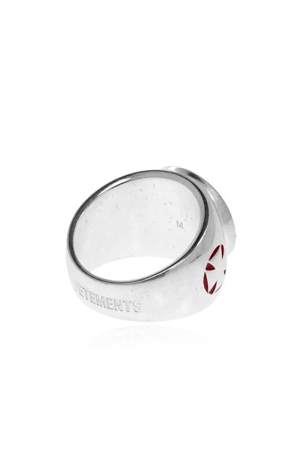 Vetements Cross Ring - Silver