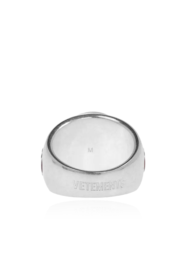 Vetements Cross Ring - Silver
