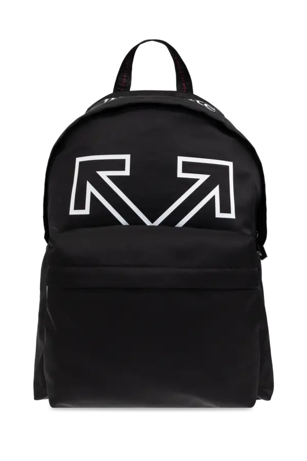 Off-White Logo Backpack - Black