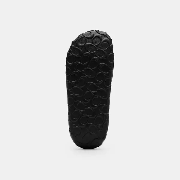 COACH OUTLET Signature Bay Slides - Black