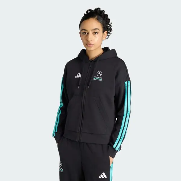 Adidas Mercedes Amg Petronas Formula 1 Team Dna Full Zip Hoodie