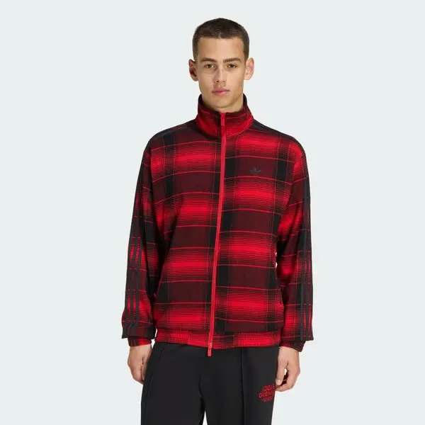 Adidas Firebird Track Top Tartan