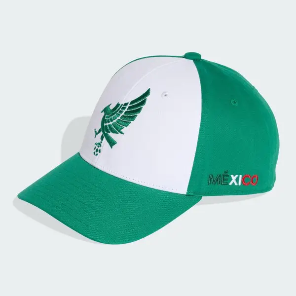 Adidas Mexico 26 Baseball Cap - Bold Green / White
