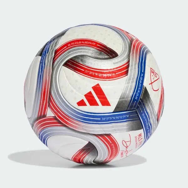 Adidas 2026 Major League Soccer Pro Ball - White / Royal Blue / Red / Silver Metallic