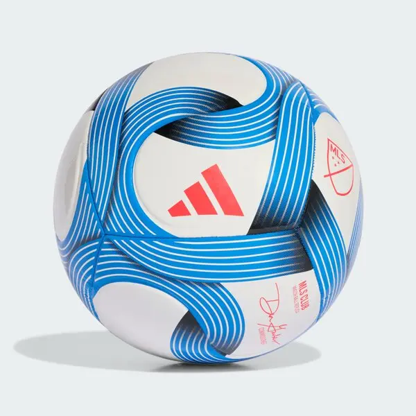 Adidas 2026 Major League Soccer Club Ball - White / Glow Blue / Lucid Red