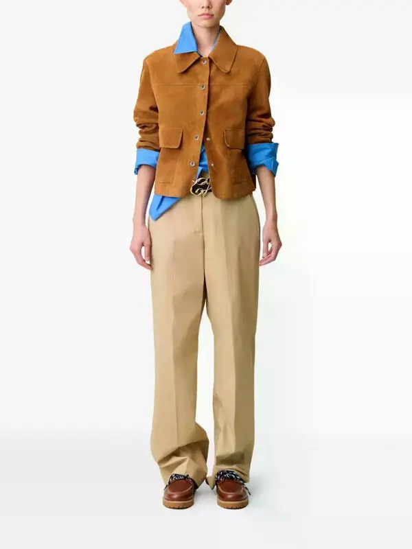 Claudie Pierlot Buttoned Suede Jacket