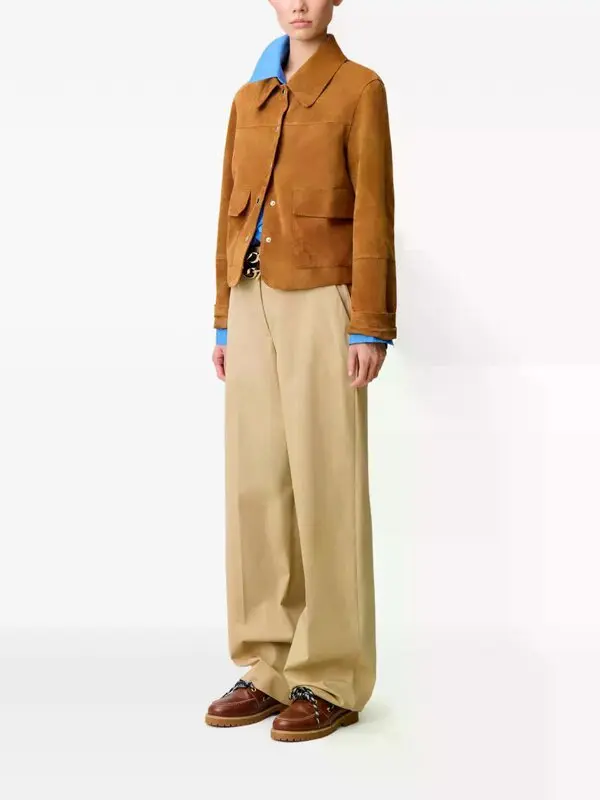 Claudie Pierlot Buttoned Suede Jacket
