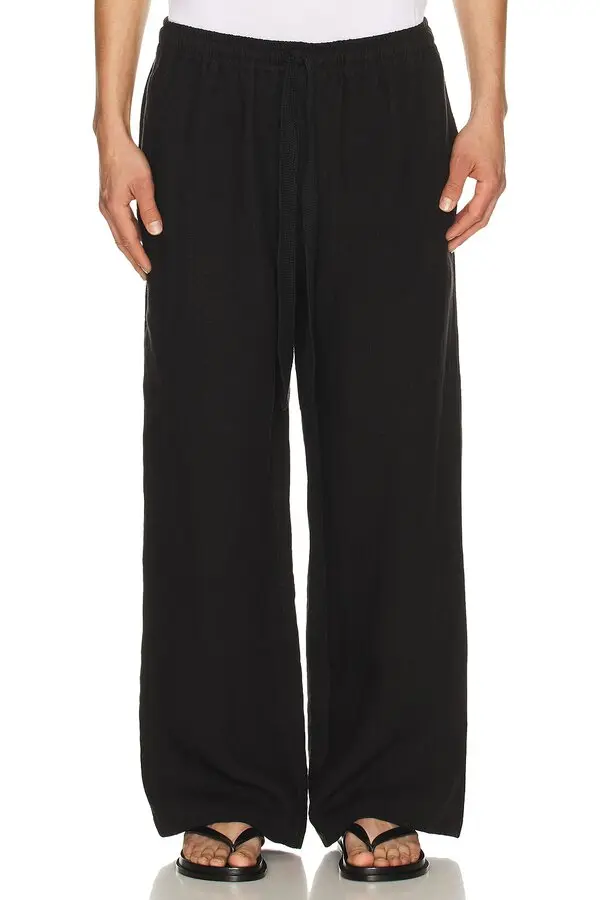 Commas Wide Leg Linen Trousers