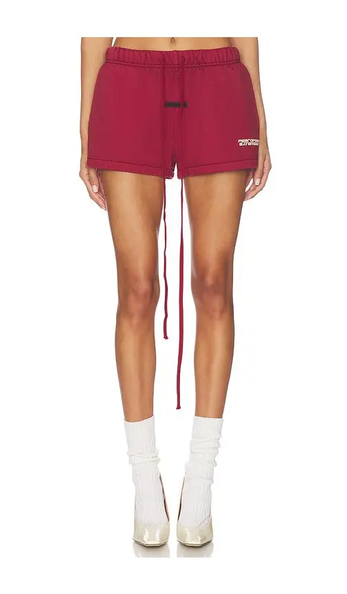 Fear Of God Running Shorts - Crimson