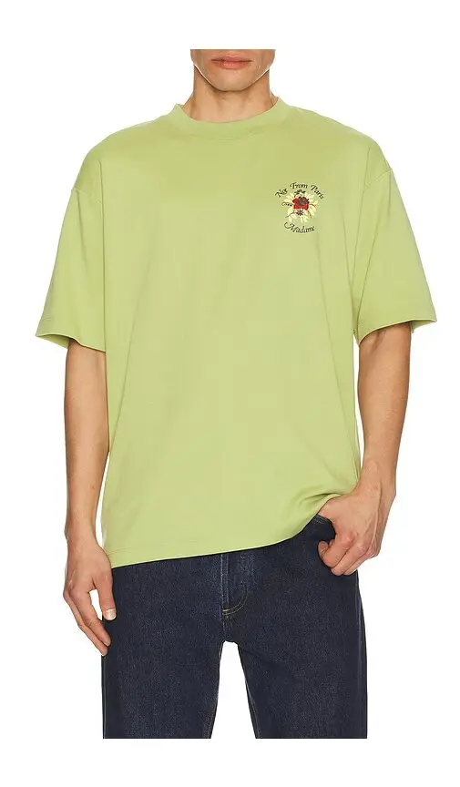 DRÃ´LE DE MONSIEUR Dr&ocirc;le De Monsieur T-shirt Slogan Rose In Green