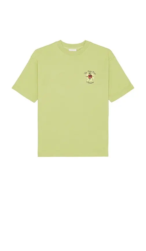 DRÃ´LE DE MONSIEUR Dr&ocirc;le De Monsieur T-shirt Slogan Rose In Green